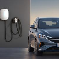 China 7kW Rapid EV Charging Station with 32A Output and IP66 Rating for Solar Panel Parking Lots for sale
