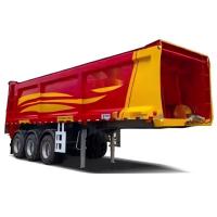 China Dual-Purpose Rubbish Transfer & Bulk Grain Semi-Trailer 32-61 m³ Capacity 40,000 kg Gross Weight for sale
