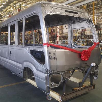 China 19-Seat Coaster Medium Bus Assembly Line with 5995mm Length and 796kg BIW Weight - CKD/SKD Support for sale