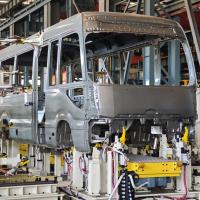 China 19-Seat Coaster Medium Bus Assembly Line with 5995mm Length and 796kg BIW Weight - CKD/SKD Support for sale