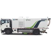China Single-Engine Road Sweeper Truck with 10m³ Water Tank & PLC Control System for Municipal Cleaning Operations for sale