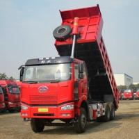China Used FAW J6P 6x4 Self-Dumping Truck with 460 HP Engine and 12.37 Ton Load Capacity for sale
