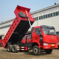 China Used FAW J6P 6x4 Self-Dumping Truck with 460 HP Engine and 12.37 Ton Load Capacity for sale