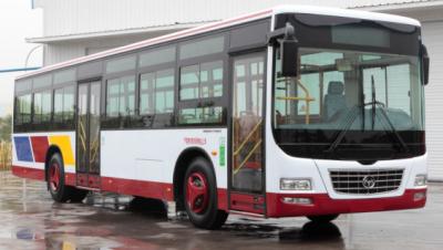 China Large Space Public Transit Bus 10450mm LNG Euro 4 Engine for Joint Venture Assembly Plant Partnership for sale