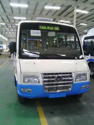 China Mini Shuttle Bus Assembly Line - 7055mm Length, 24 Passenger Capacity, Joint Venture Manufacturing Plant Setup for sale