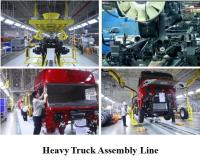 China Light Duty Truck Assembly Line 7950×2200×2435 mm with Joint Venture Partnership for Cargo Vehicle Production for sale