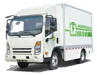 China 1270-1345 Kg Electric Cargo Truck with 82 kWh LiFePO4 Battery, 1500 Kg Payload Capacity and 180-220 Km Range for sale