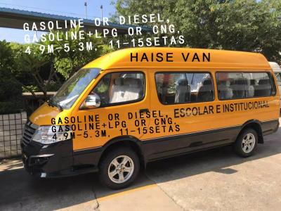 China OEM Haise Electric Van 4900-5200mm Length 11-15 Seats for Automotive Assembly Logistics for sale