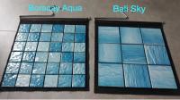 China Acid Resistant Glass Marble Mosaic Porcelain Tile 600x600mm Customized for sale