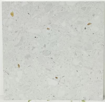 China Antibacterial Terrazzo Porcelain Floor Tiles 600x600mm 9mm Polished Matte Finish for sale