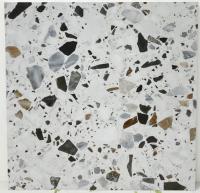 China Antibacterial Terrazzo Porcelain Floor Tiles 600x600mm 9mm Polished Matte Finish for sale