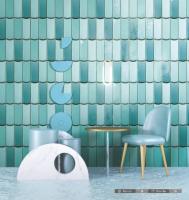 China Acid Resistant Subway Ceramic Tile 50X200mm 100X300mm Glazed Surface for sale