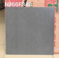 China Frost Resistant Matte Grey Porcelain Tile 9mm Thickness Low Water Absorption Square for sale