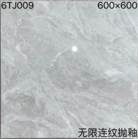 China Polished Porcelain Tile 600x600mm High Gloss Non Slip Wall Floor Chemical Resistant for sale