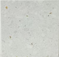 China White Terrazzo Porcelain Tile 600x600mm 9mm Thickness Anti Slip Chemical Resistant for sale