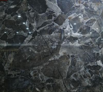 China 60X120cm Dark Porcelain Tile Glossy Black For Interior Flooring for sale