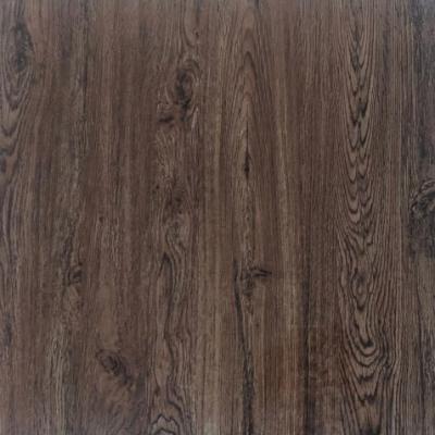 China CE Certified Dark Brown Porcelain Floor Tile Glue Down 600x600mm 8.5mm for sale