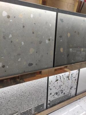 China Glazed Terrazzo Porcelain Tile 600x600mm 9mm Thickness Scratch Resistant Floor Tile for sale