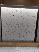 China White Terrazzo Look Glazed Porcelain Tile 600x600mm 9mm Chemical Resistance for sale