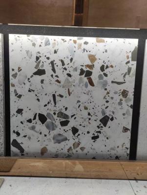 China 1300N Porcelain Terrazzo Look Tiles 9mm Thickness Crazing Resistance Glazed Floor for sale