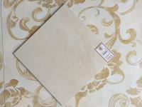 China Anti Scratch Terrazzo Porcelain Tile 600x600mm 9mm Glazed Polished White Gray Beige Black for sale
