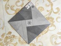 China Anti Scratch Terrazzo Porcelain Tile 600x600mm 9mm Thickness White Gray Beige Black for sale