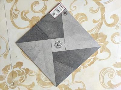 China Anti Scratch Terrazzo Porcelain Tile 600x600mm 9mm Thickness White Gray Beige Black for sale