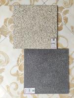 China Anti Scratch Terrazzo Porcelain Tile 600x600mm 9mm White Gray Beige Black for sale