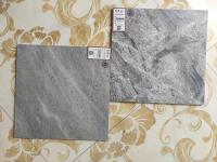 China Anti Scratch Terrazzo Porcelain Tile 600x600mm 9mm White Gray Beige Black for sale