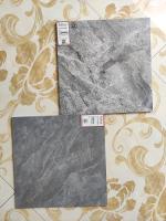 China Anti Scratch Terrazzo Porcelain Tile 600x600mm 9mm White Gray Beige Black Glazed Polished for sale