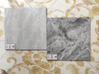 China Anti Scratch Terrazzo Porcelain Tile 600x600mm 9mm White Gray Beige Black for sale