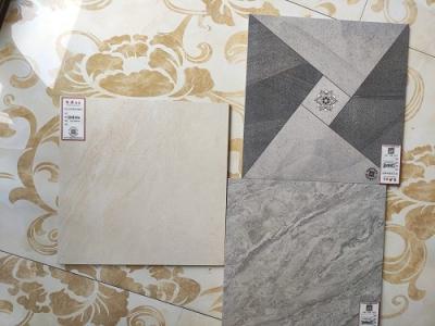 China Anti Scratch Terrazzo Porcelain Tile 600x600mm 9mm White Gray Beige Black for sale