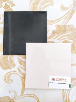 China Anti Scratch Terrazzo Porcelain Tile 600x600mm 9mm White Gray Beige Black for sale