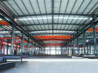 China Good Rust Prevention Prefabricated Steel Warehouse With Parapet Wall for sale