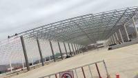 China Prefabricated Steel Space Frame Canopy for Toll Stations for sale