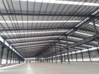 China Modular Prefab Steel Workshop with Crane Beam Large Span for sale
