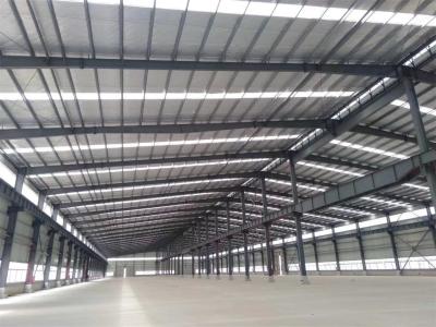 China Modular Prefab Steel Workshop with Crane Beam Large Span for sale