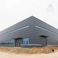 China Prefab Steel Structure Warehouse with H-Section Beams and Sandwich Panels for sale