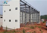 China Open Sides Garage Metal Warehouse Steel Structure Building for sale