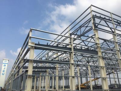 China Fireproof Prefab Steel Structure Workshop with 50-Year Lifespan for sale