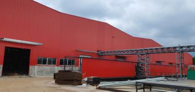 China Prefab Steel Structure Warehouse H-Section Beams Customizable Sizes for sale