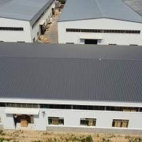 China Steel Structure Warehouse Prefabricated with Customized Overhead Crane for sale