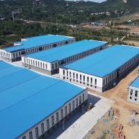China Prefabricated Steel Frame Building Warehouse  For Storage for sale