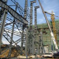 China Heavy Industrial Steel Buildings Prefabricated with H Section Columns for sale