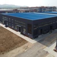China Prefab Steel Structure Warehouse with H-Section Beams 50-Year Lifespan for sale