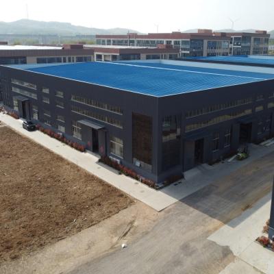 China Prefab Steel Structure Warehouse with H-Section Beams 50-Year Lifespan for sale