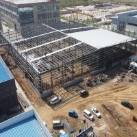 China ASTM A36 Galvanized Steel Structure Warehouse with 50-Year Lifespan for sale