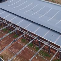 China Heavy Duty Prefabricated Steel Structure Warehouse for Cement Plant Storage with Q235B/Q355B Steel for sale