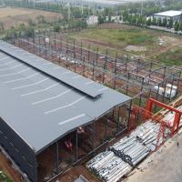 China Heavy Duty Prefabricated Steel Structure Warehouse for Cement Plant Storage with Q235B/Q355B Steel for sale