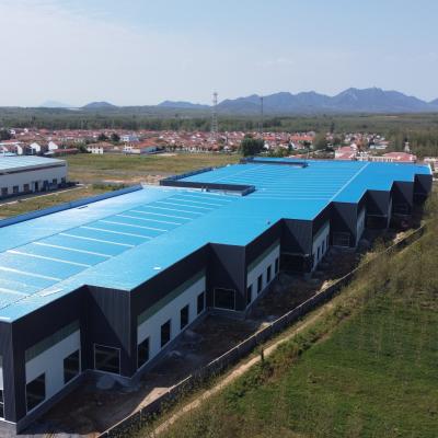 China Prefabricated Steel Frame Workshop Buildings for Heavy Industry for sale